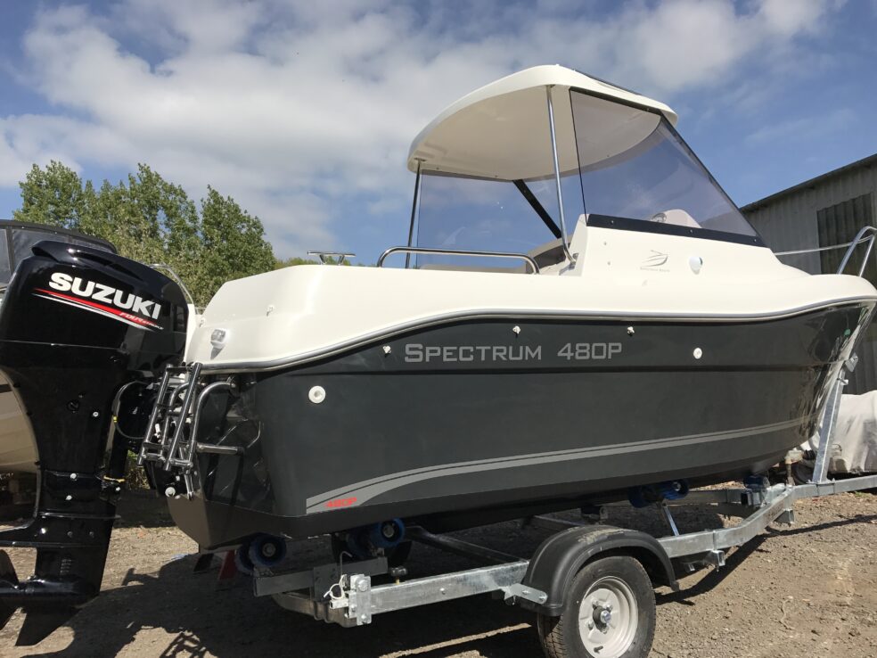 Spectrum 480P with Suzuki DF40 ATL – Ash Marine